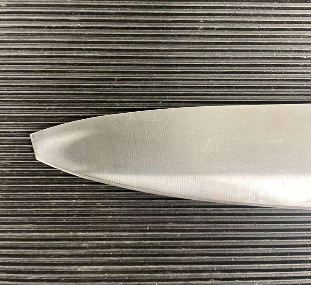 Repair the tip of a blade (major damage) Sharpening By Post ...